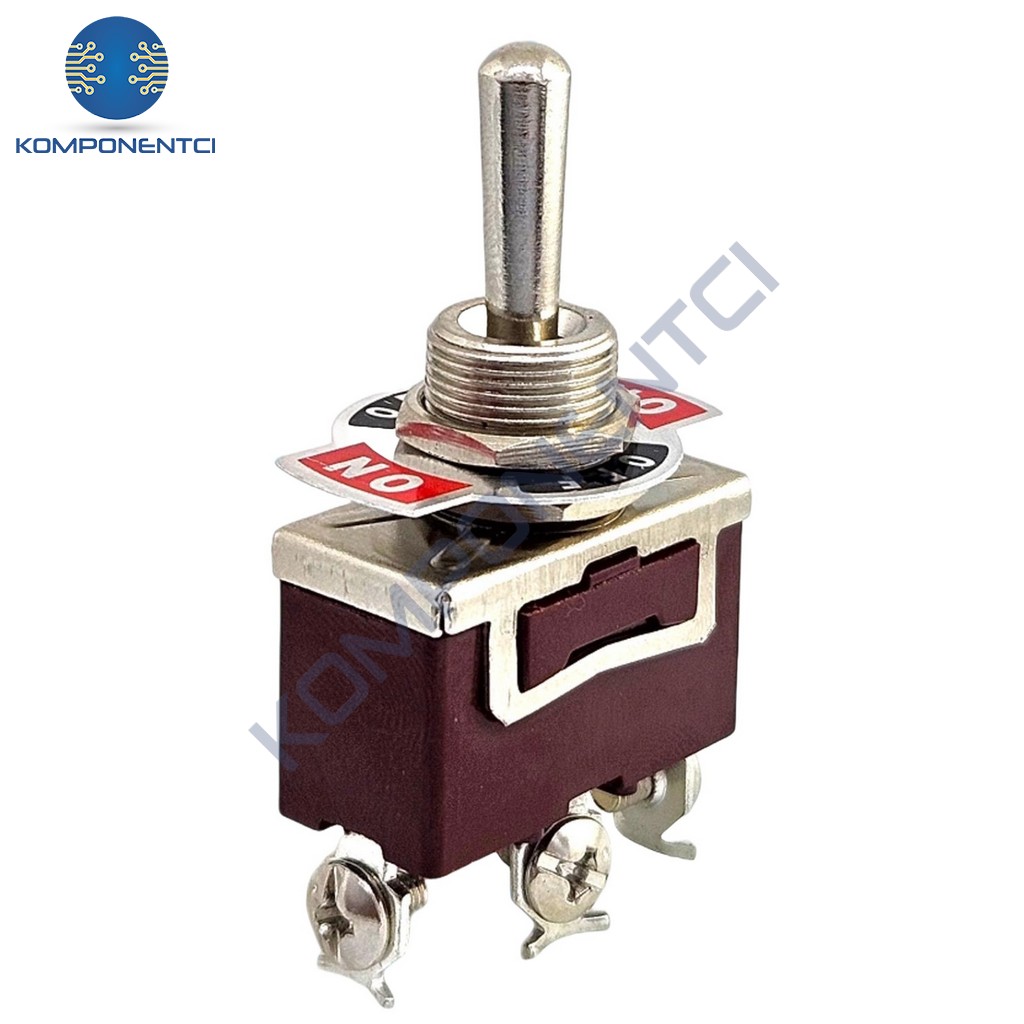 IC-155 Toggle Switch 3P MOM-OFF-MOM Ø12mm KN3C-123 | Komponentci
