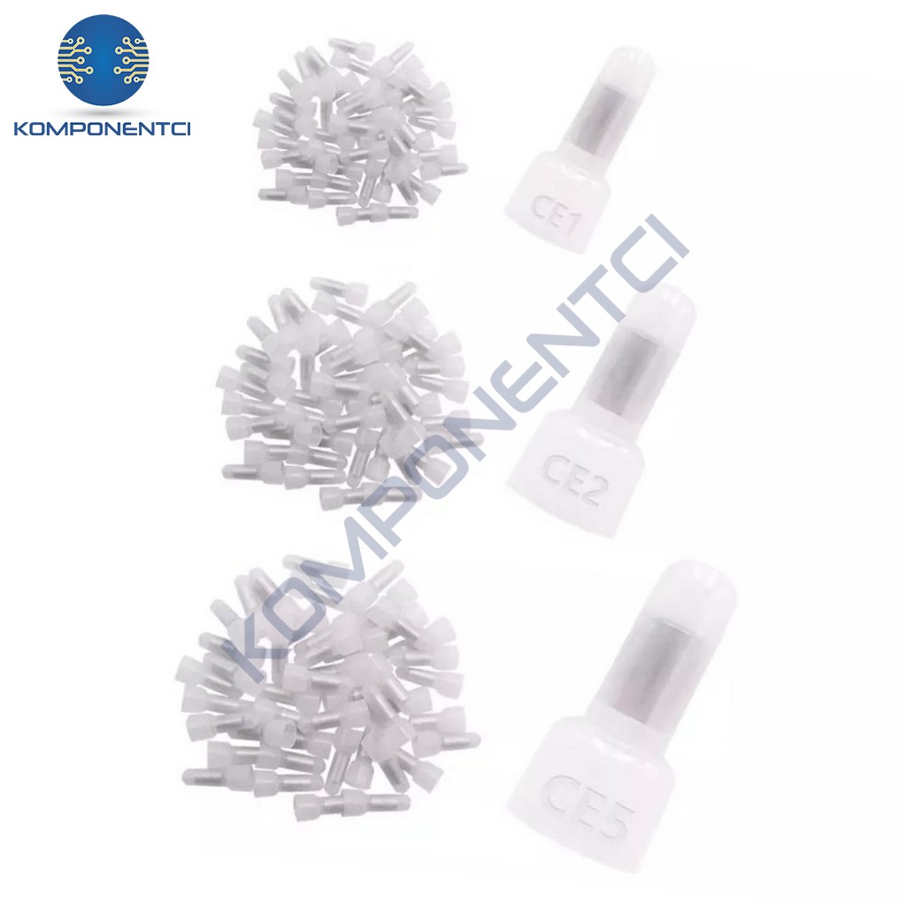 CE-2 1.5-2.5mm2 Kablo Ucu Kapama Terminali 100 Adet | Komponentci