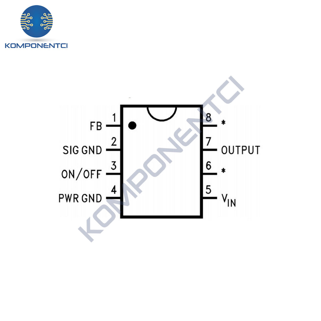 LM2574N-5V Voltaj Regülatör Entegresi 0.5A | Komponentci
