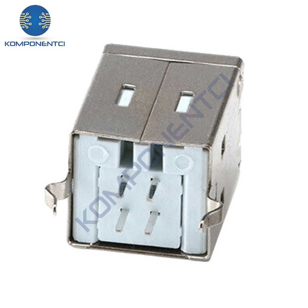 IC-263 USB Şase B Tip 180° Dişi Konnektör | Komponentci