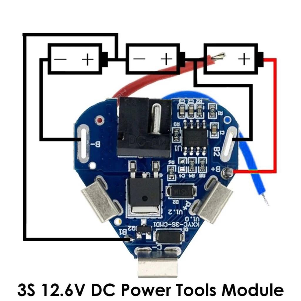 3S 6A BMS 12.6V 18650 Li-Ion Pil Şarj Koruma Modül | Komponentci