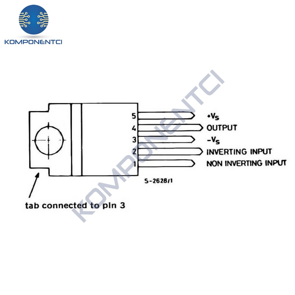 TDA2040 Ses Entegresi To-220-5 | Komponentci