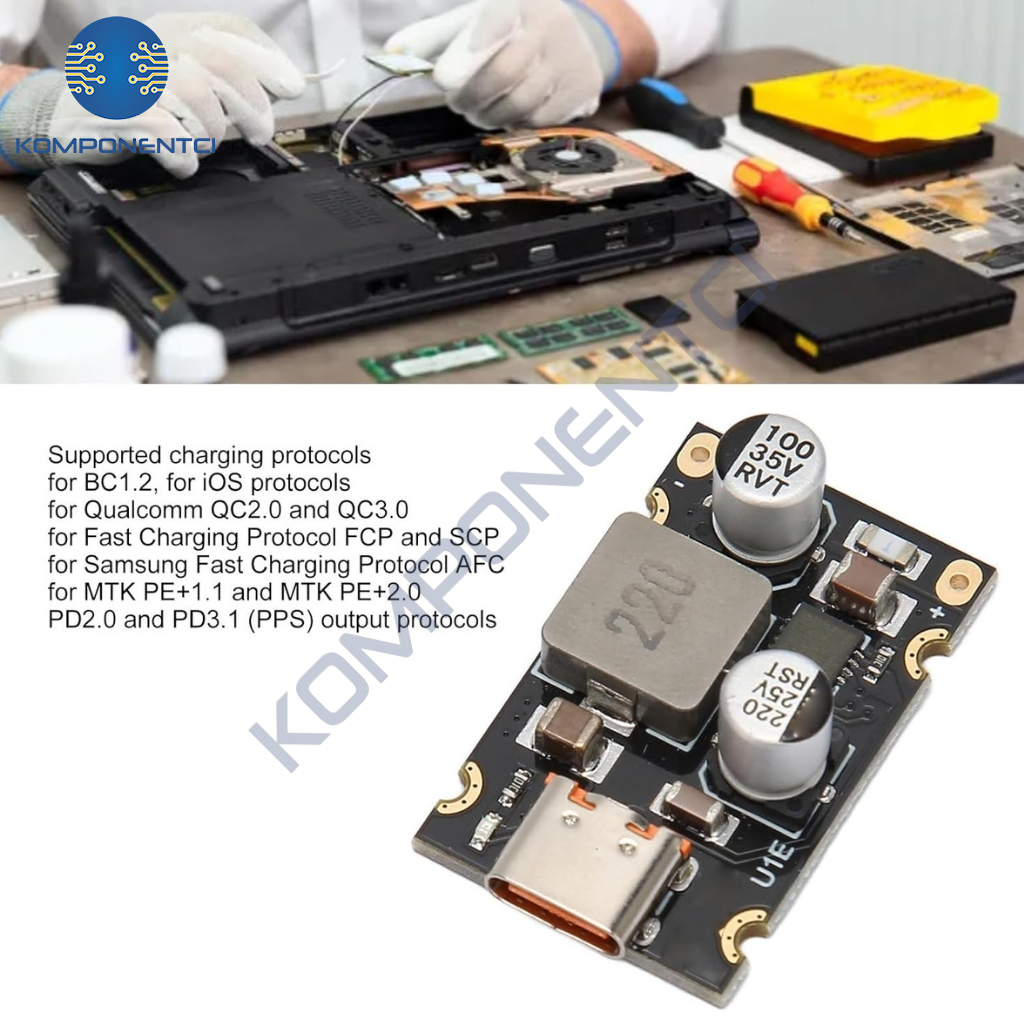 PD65W Type-C Hızlı Şarj Modülü I Komponentci