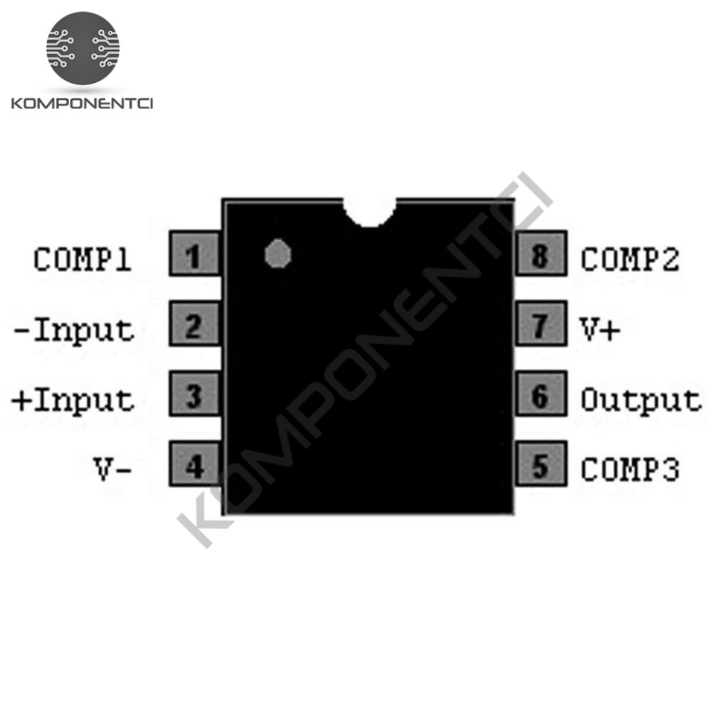 LM318N 5mA OpAmp Entegresi DIP-8 | Komponentci