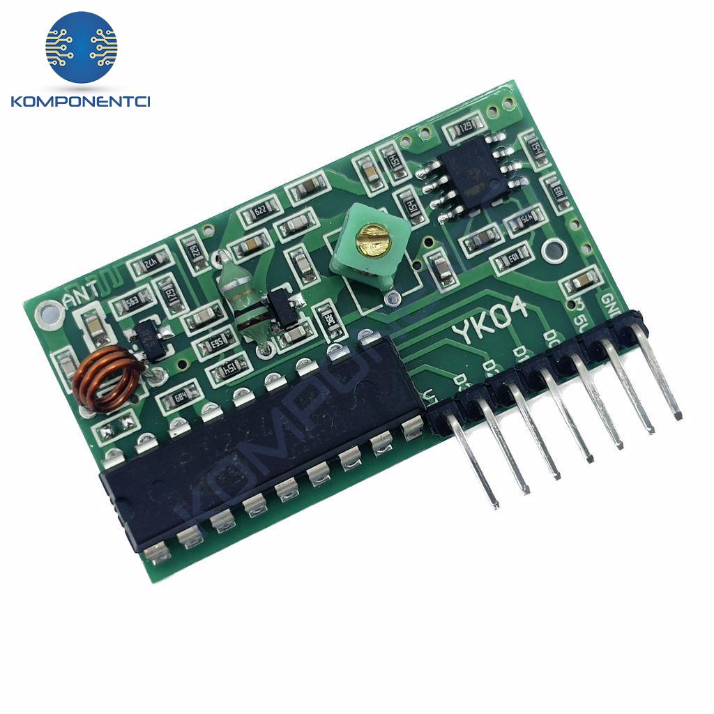 4 Kanal RF 315 Mhz Kablosuz Kontrol Modulü Uzaktan Kumanda | Komponentci