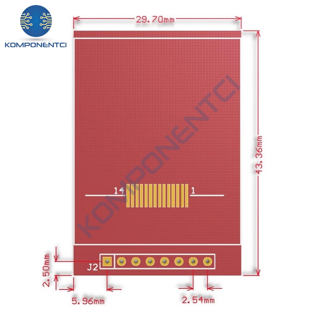 1.44 Inch Oled 128X128 SPI ST7735S Renkli TFT LCD Ekran Modülü ...