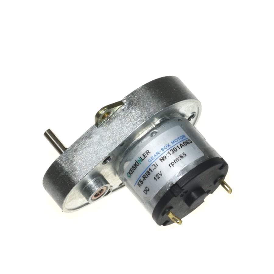 KS-RI 12V 65Rpm Redüktörlü DC Motor | Komponentci
