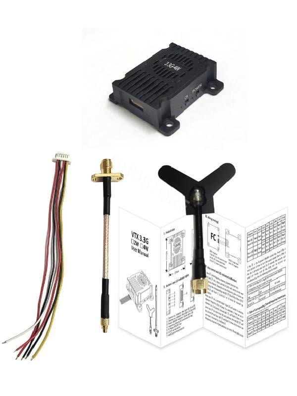 FPV VTX 3.3G 4W - FPV Drone Video Verici Modül | Komponentci