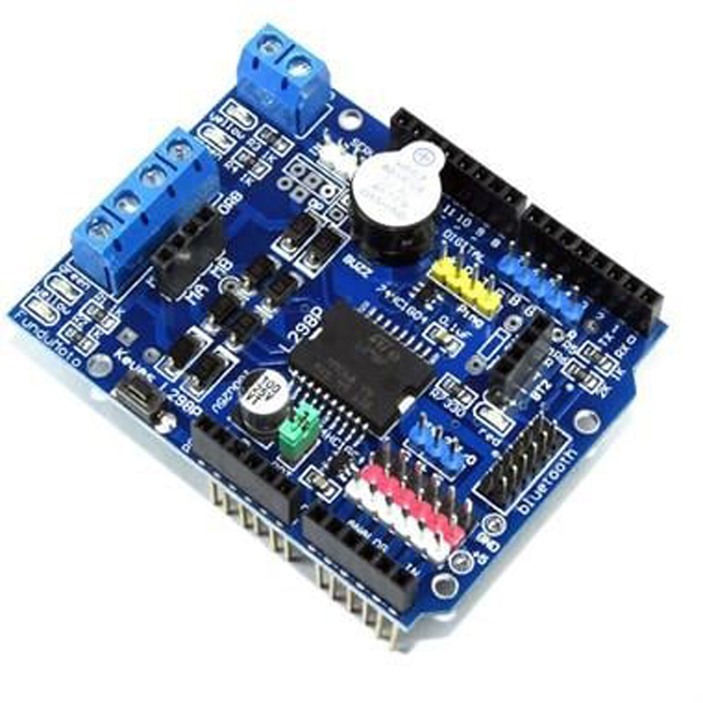 Arduino L298P Çift Motor Shield | Komponentci