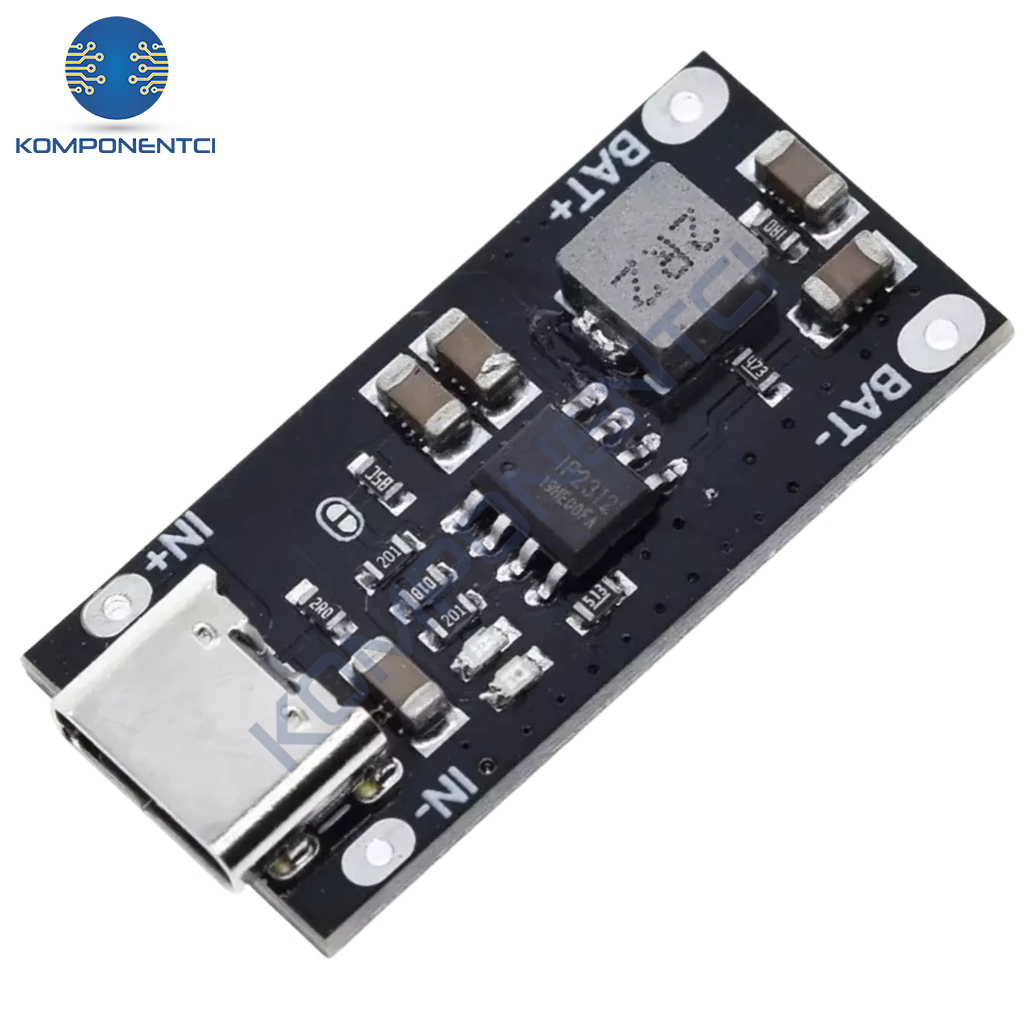IP2312 Type-C 3A Lityum Batarya Hızlı Şarj Modülü | Komponentci