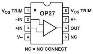 OP27G DIP-8 Ses Amplifikatör Entegresi | Komponentci