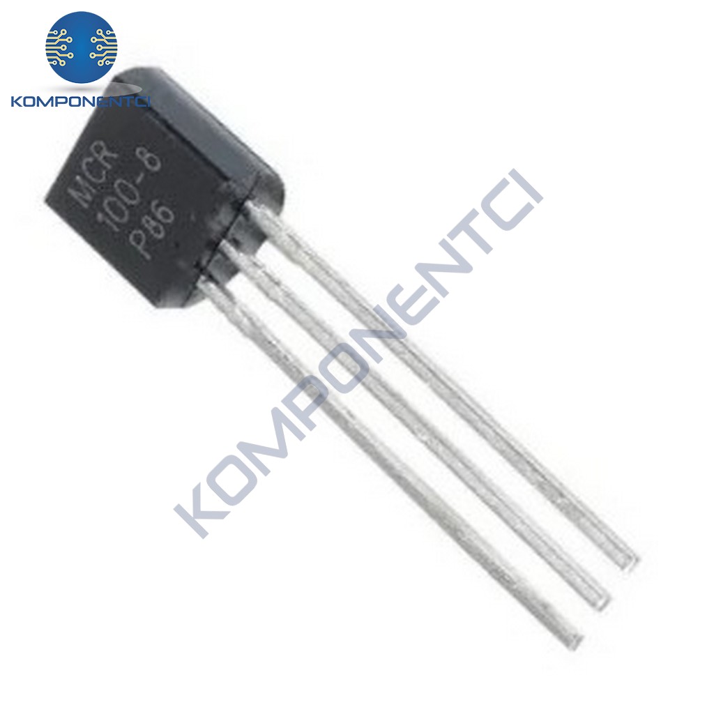 MCR100-8 SCR Tristör 0.8A 600V To-92 | Komponentci