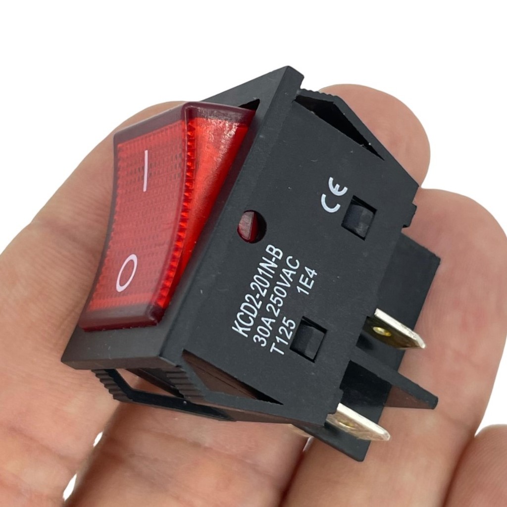 IC-104-S Geniş Işıklı Anahtar 30A 250V On-Off 4P | Komponentci