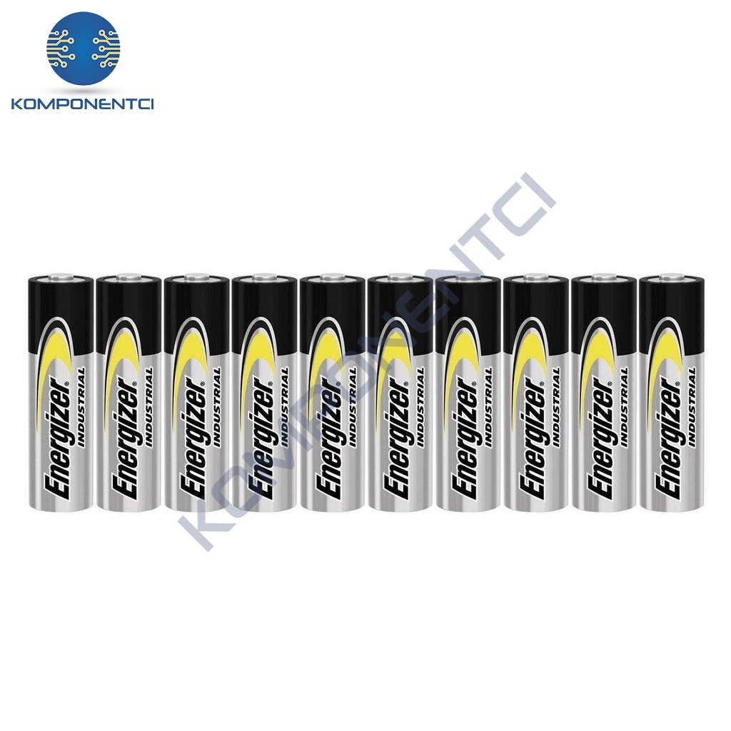 Energizer Industrial AA Alkalin Kalem Pil (10 adet) | Komponentci
