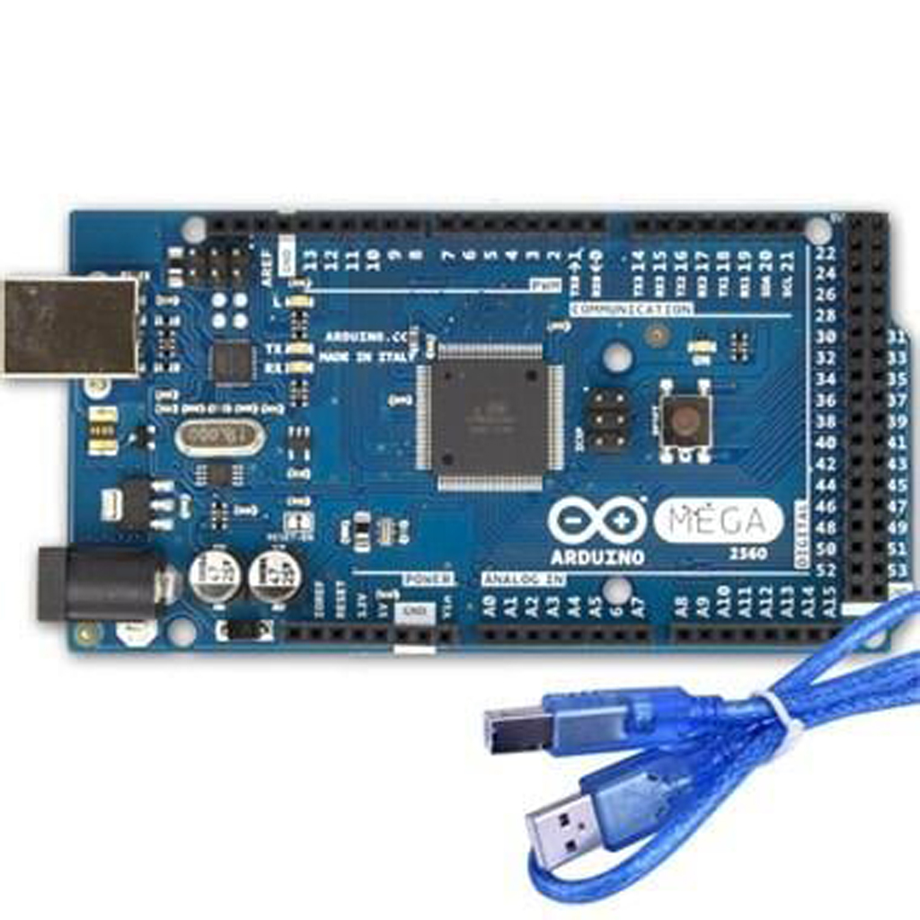 Arduino Mega 2560 R3 (Orjinal - ATmega2560 Chip) USB Kablo Hediye | Komponentci