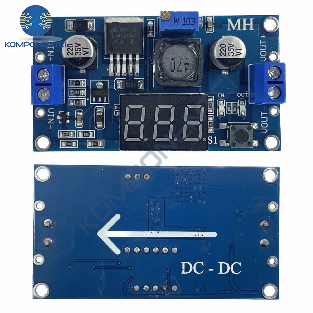 LM2596 DC-DC 3A Ayarlanabilir Voltaj Regülatörü | Komponentci