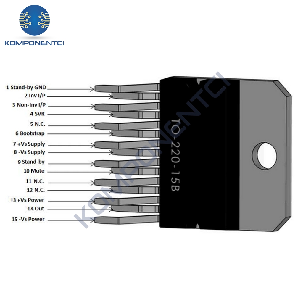 TDA7294 Entegre Multiwatt-15 | Komponentci