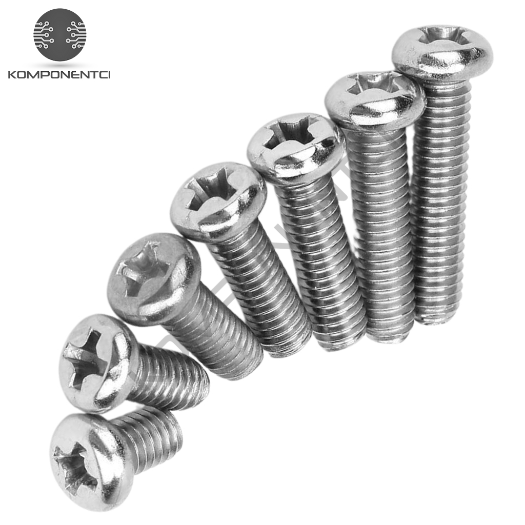 M5X100mm YSB Vida DIN7985 (Yıldız Silindir Başlı Civata) | Komponentci