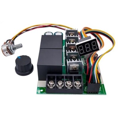 DC 10V-55V 60A 3000W Ekranlı PWM Motor Sürücü | Komponentci