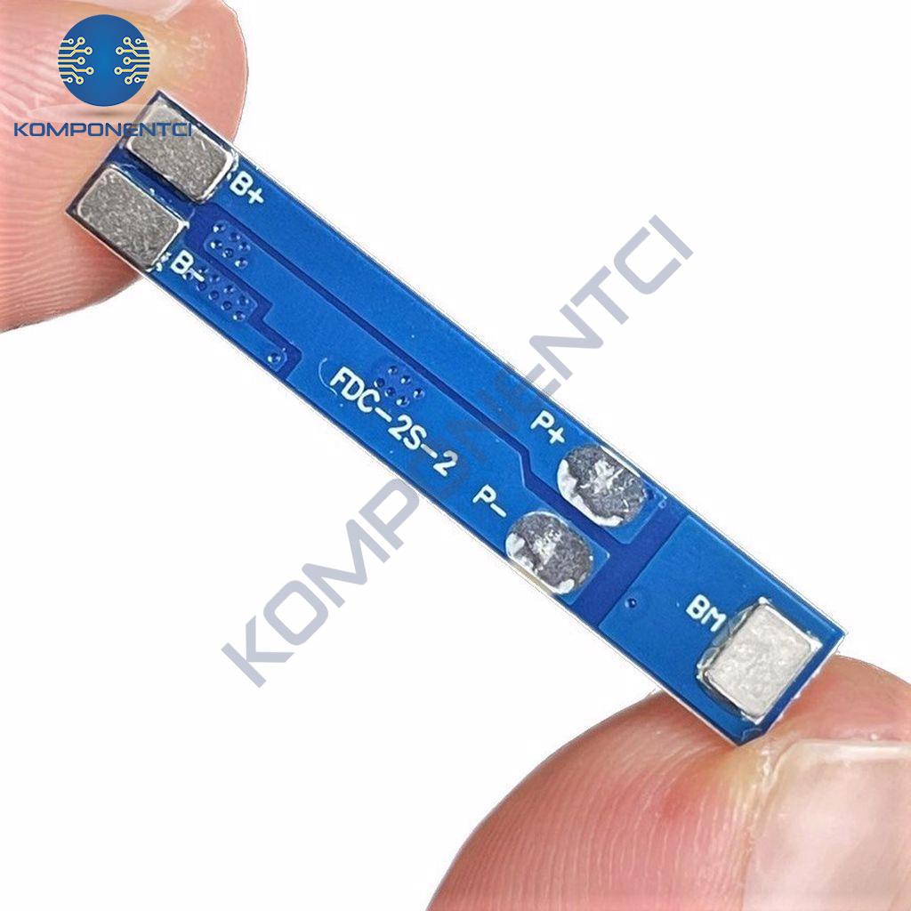 2S 3A BMS 7.4V 18650 Lityum Pil Koruma Devresi | Komponentci