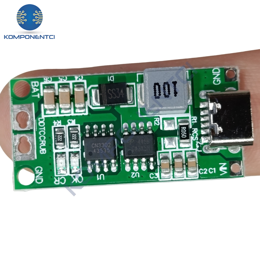 2S 2A Type-C Şarj Modülü Çok Hücreli 18650 Lityum Pil Şarj Devresi 8.4V ...