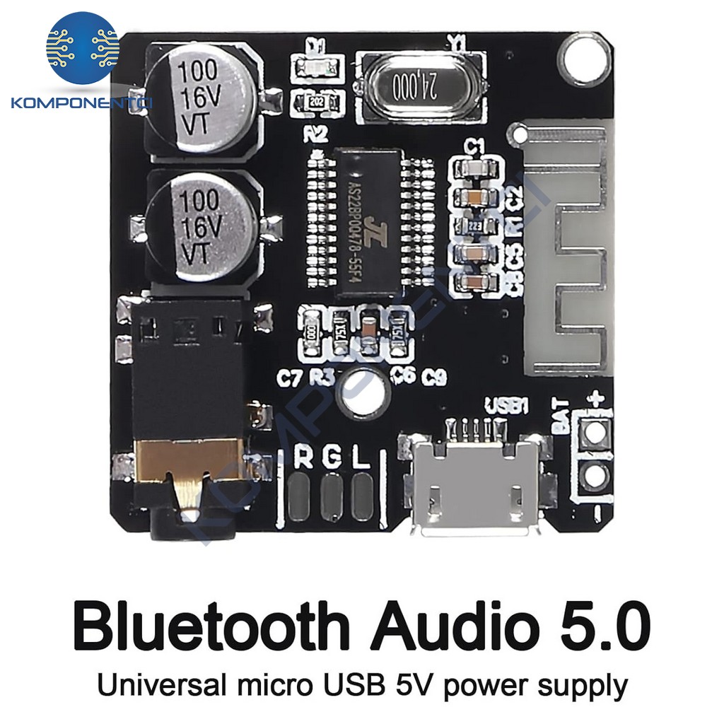 VHM-314 Bluetooth 5.0 Mp3 Modülü Devre Kartı | Komponentci