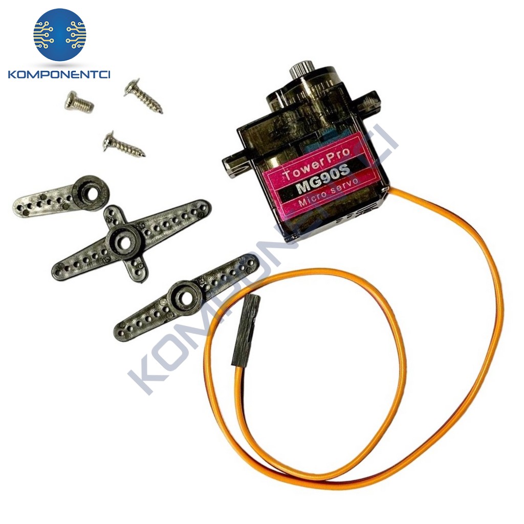 MG90S Tower Pro Micro Servo Motor 360° | Komponentci