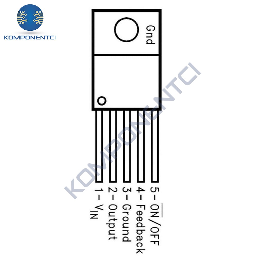 LM2576HVT 5V 3A Voltaj Regülatörü To-220-5 | Komponentci