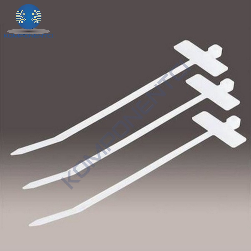 GTK-100MC (100x2,5mm) Etiketli Kablo Bağı 100 Adet | Komponentci