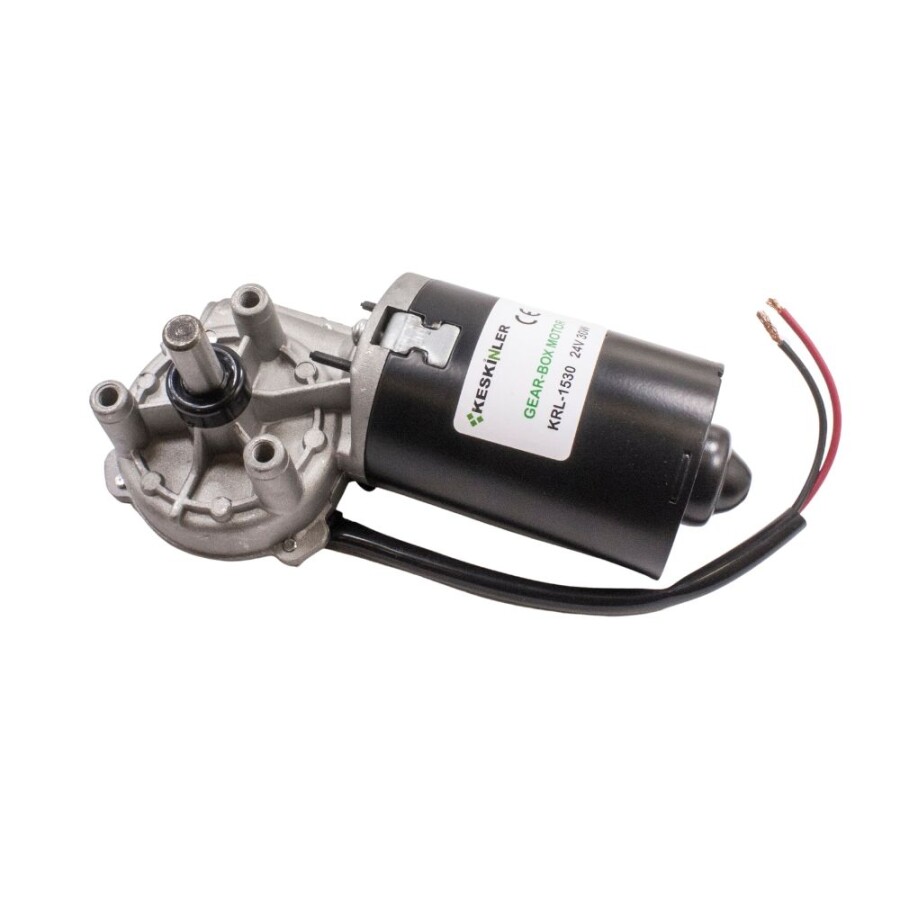 KRL-1530 24V DC 55 RPM Sol Cam Silecek Motoru | Komponentci