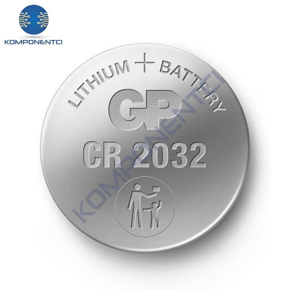 GP CR2032 3V Lityum Pil 5'li Paket | Komponentci