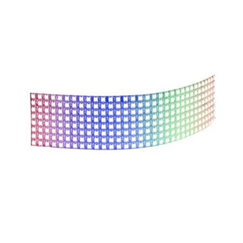 8x32 Esnek RGB Led Matrix (NeoPixel) - Flexible | Komponentci