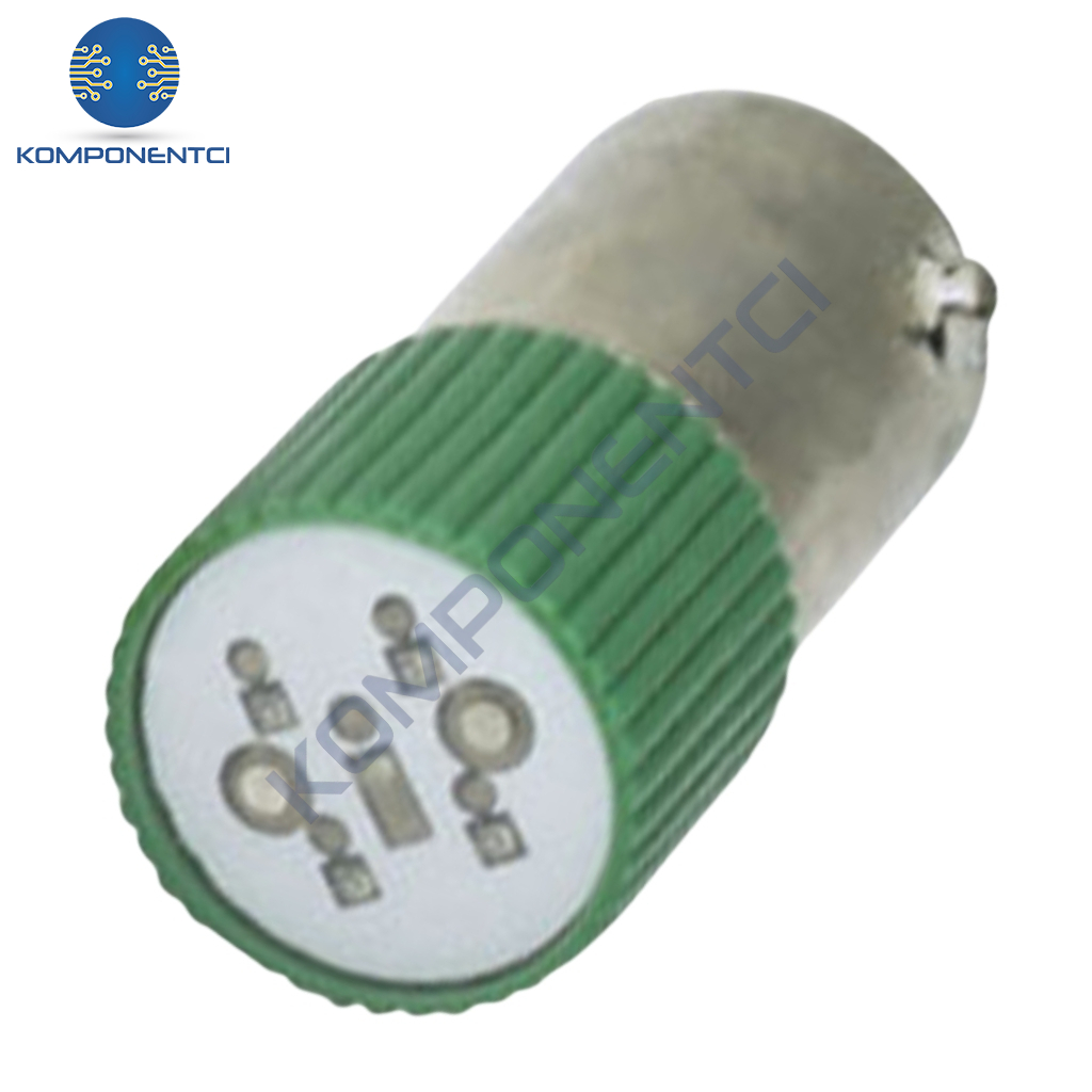 Gwest BA9SC-Y BA9S Led Ampul 220V Yeşil | Komponentci