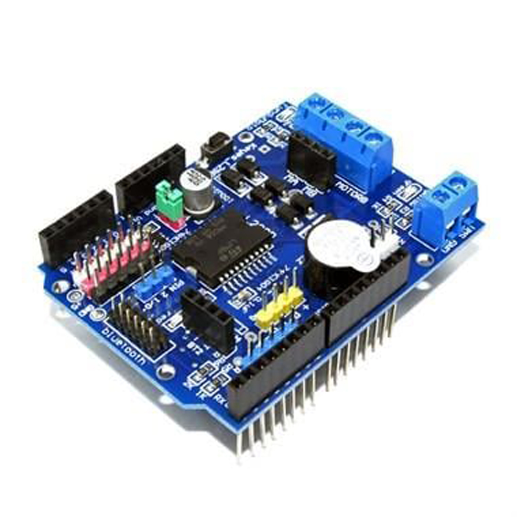 Arduino L298P Çift Motor Shield | Komponentci