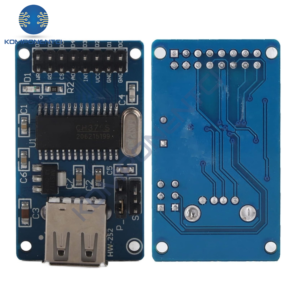 CH376S USB Modül - USB Bellek Okuyucu ve Flash Disk Desteği I Komponentci