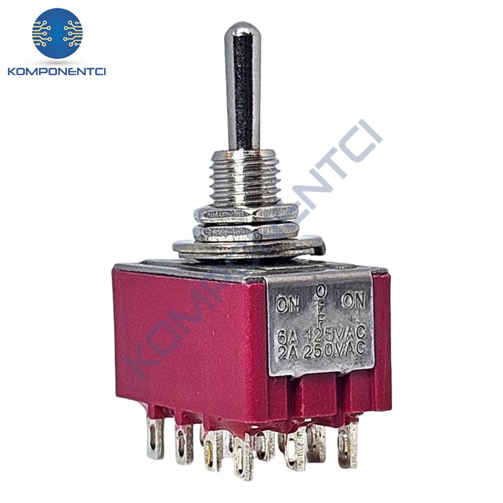 IC-148D Toggle Switch ON-OFF-ON Ø6mm MTS-403 | Komponentci