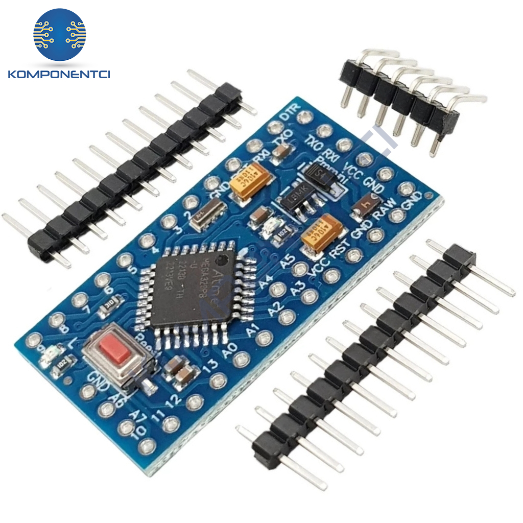 Arduino Pro Mini 328 - 5V/16Mhz Headerlı | Komponentci