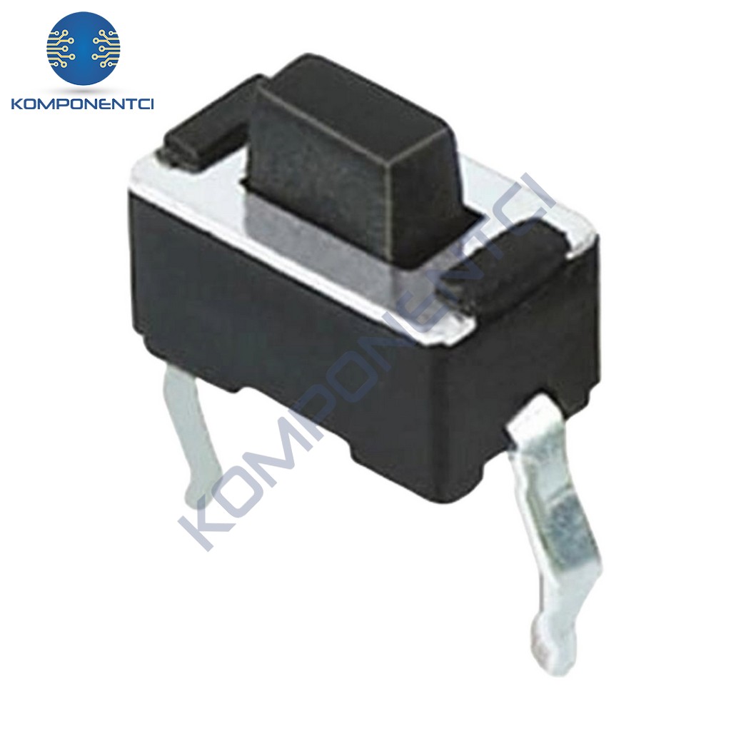 IC-201 Tact Switch Pioneer Buton 3,5x6 Kısa Bacak 0,8mm | Komponentci