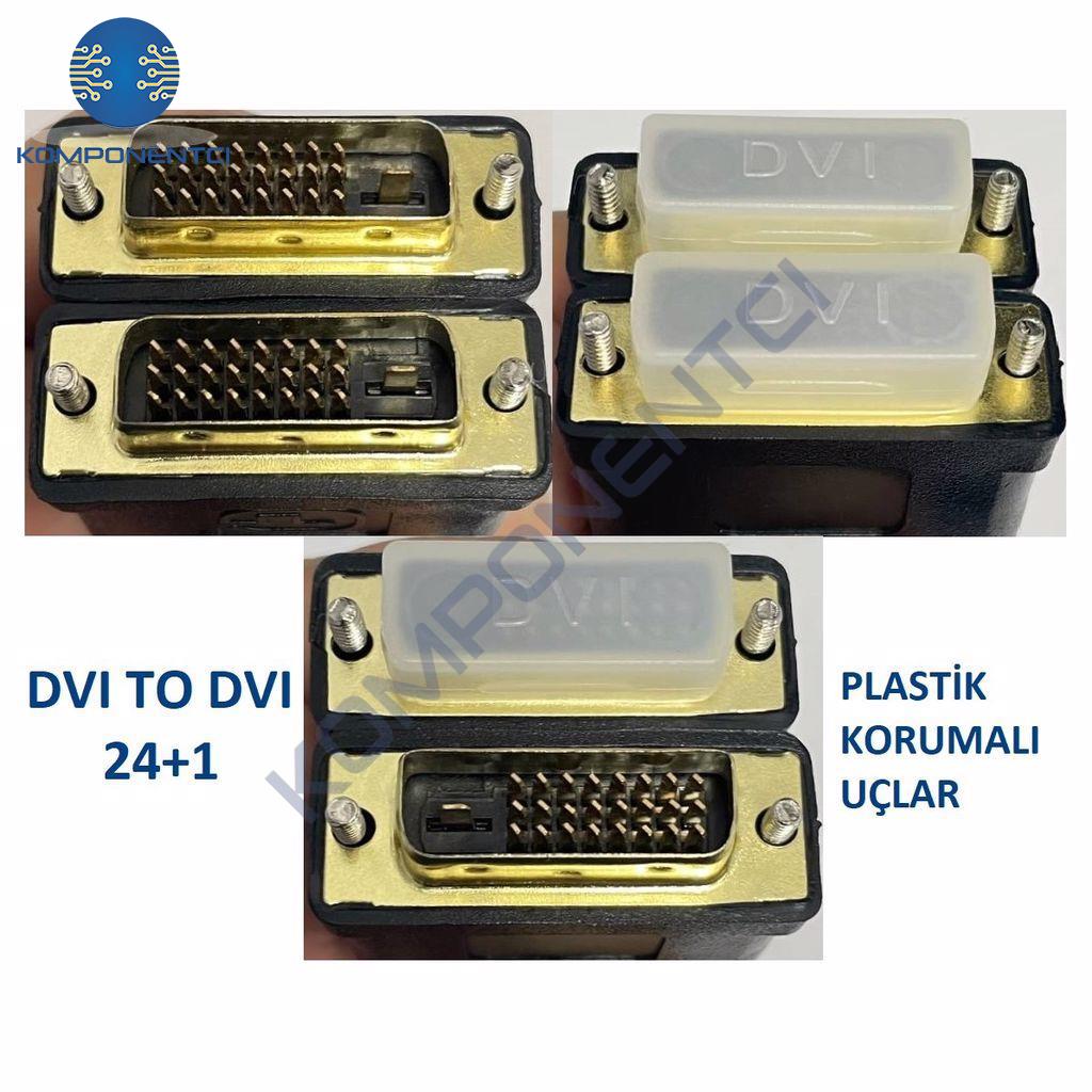 DVI-D Kablo Erkek Erkek 24+1 Koruma Kablo 1.4m | Komponentci