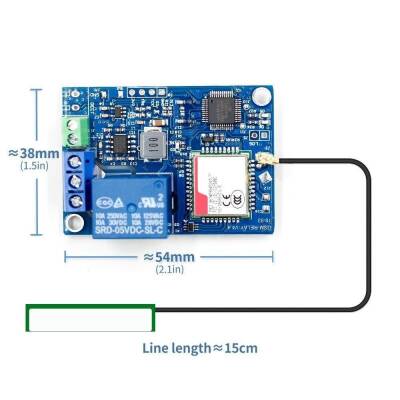 SIM800C Tek Kanallı GSM Röle Modülü | Komponentci