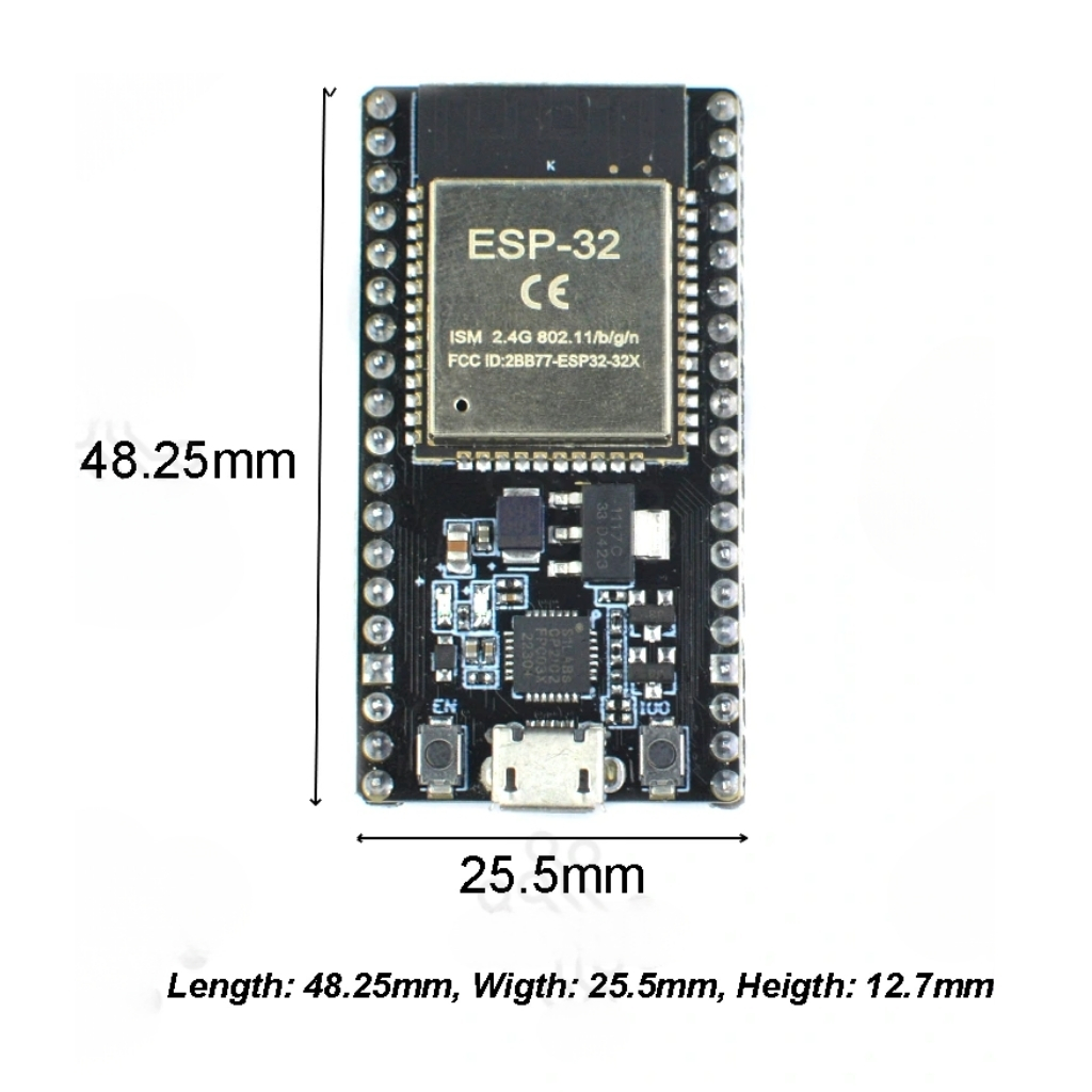 ESP32 Geliştirme Kartı CP2102 38 Pin | Komponentci