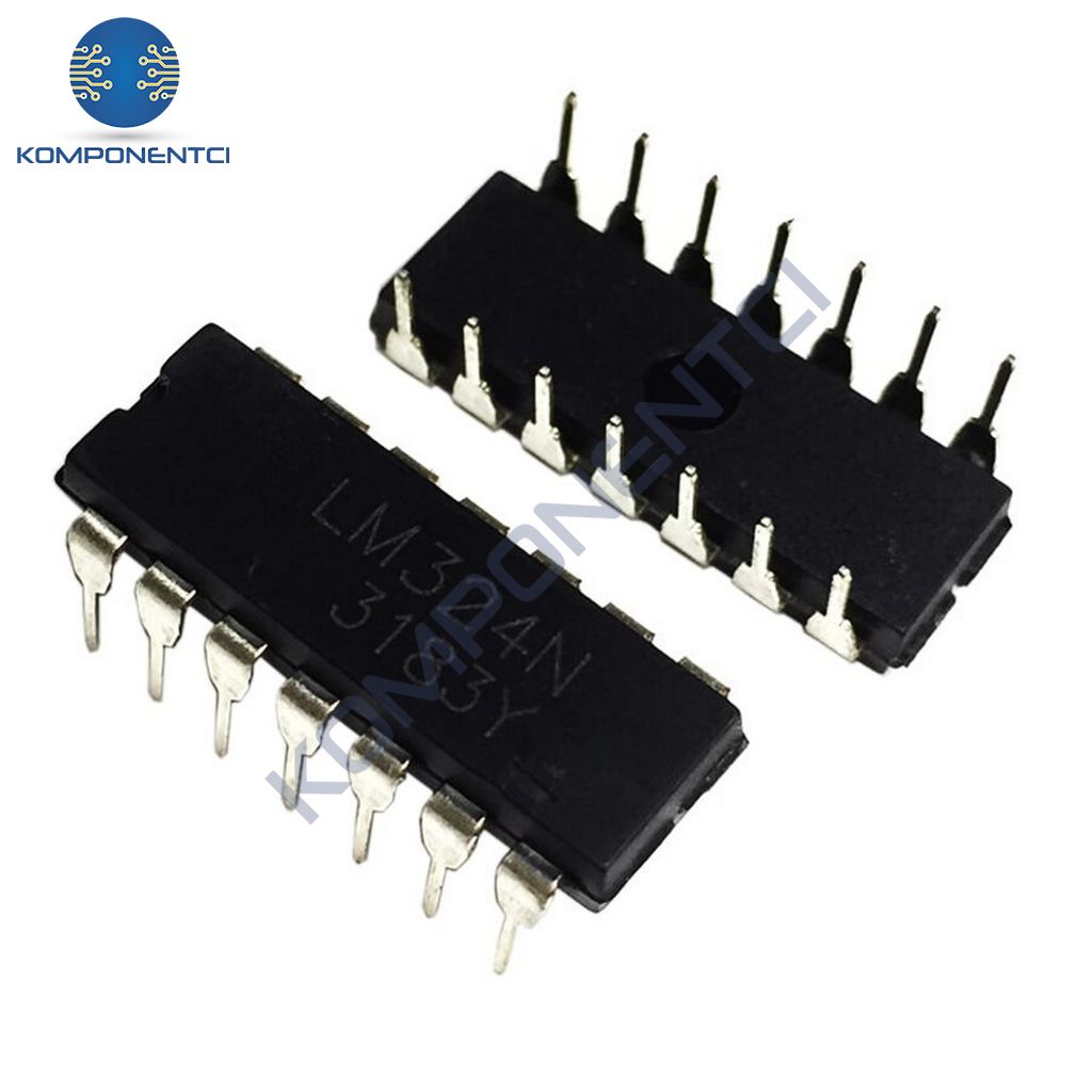 LM324N 5mA 5mV OpAmp Entegresi DIP14 | Komponentci