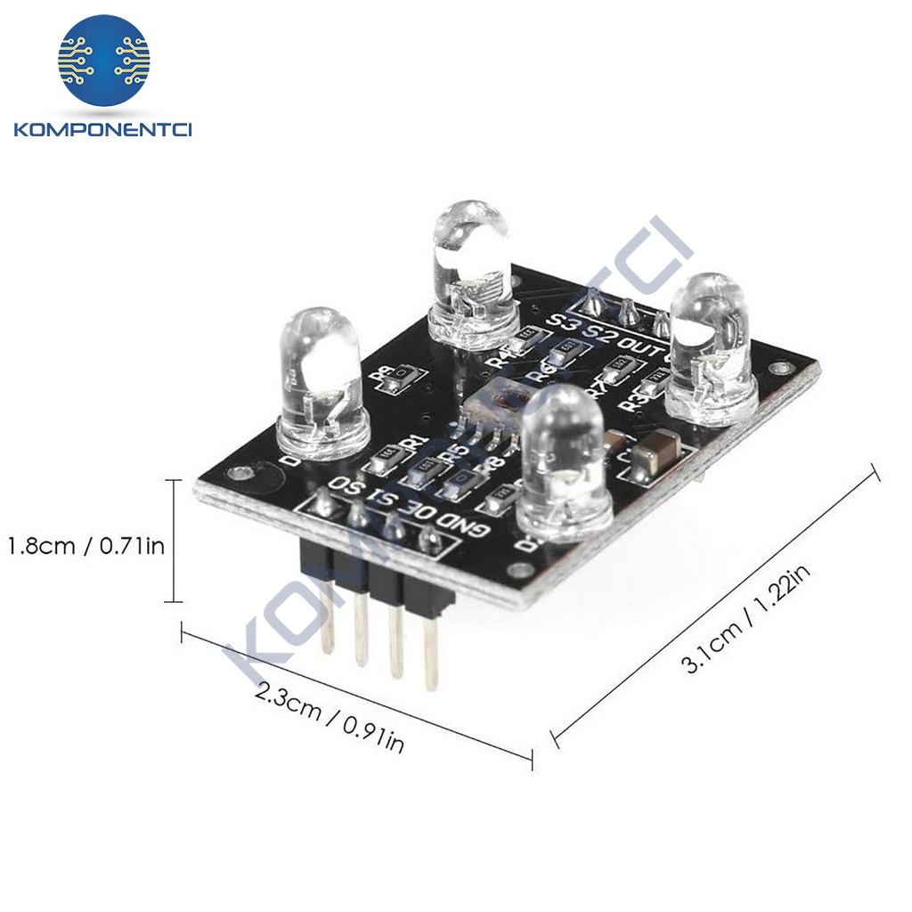 TCS3200 - TCS230 Renk Sensörü | Komponentci