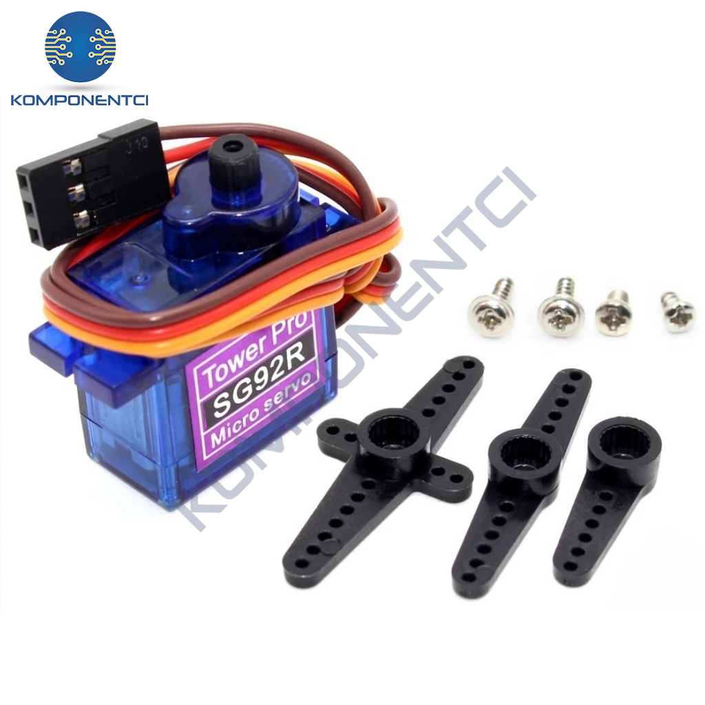 Tower Pro SG92R 2.5kg 4.8V Micro Servo Motor | Komponentci