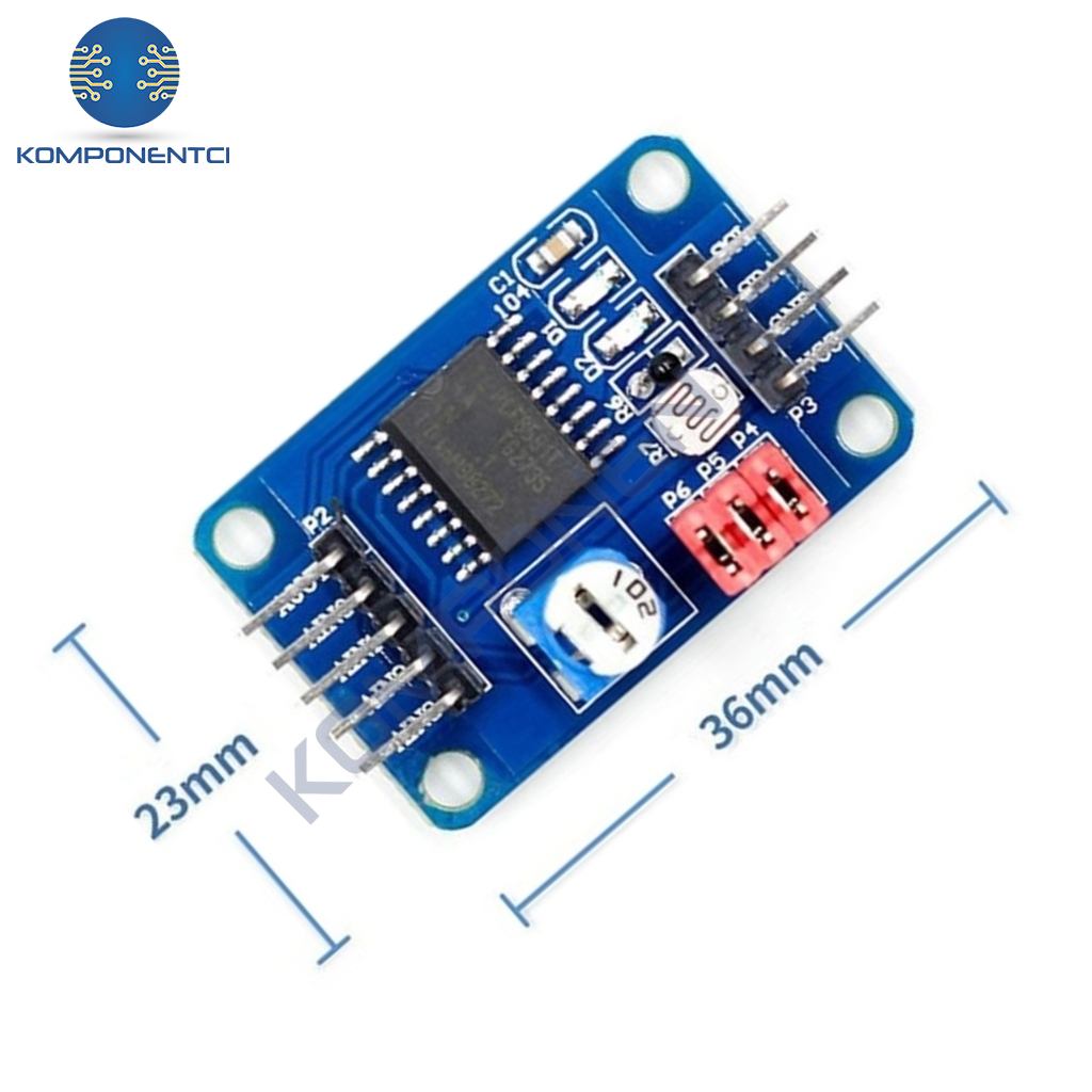 PCF8591 Analog-Dijital ve Dijital-Analog Dönüştürücü Modül I Komponentci