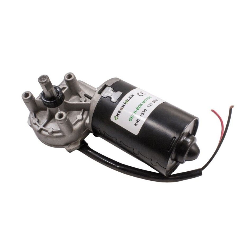 KRL-1530 12V DC 55 RPM Sol Cam Silecek Motoru | Komponentci