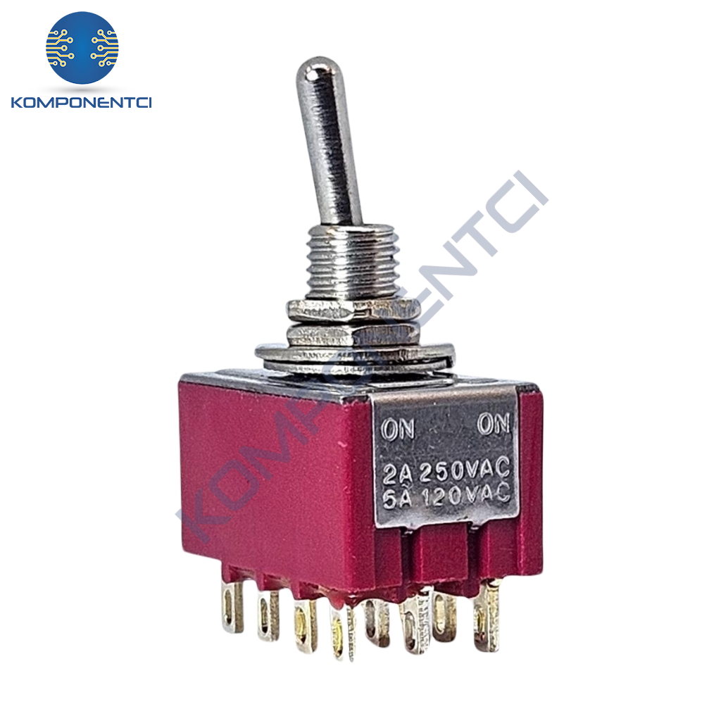 IC-148C Toggle Switch On-Off Ø6mm MTS-402 | Komponentci