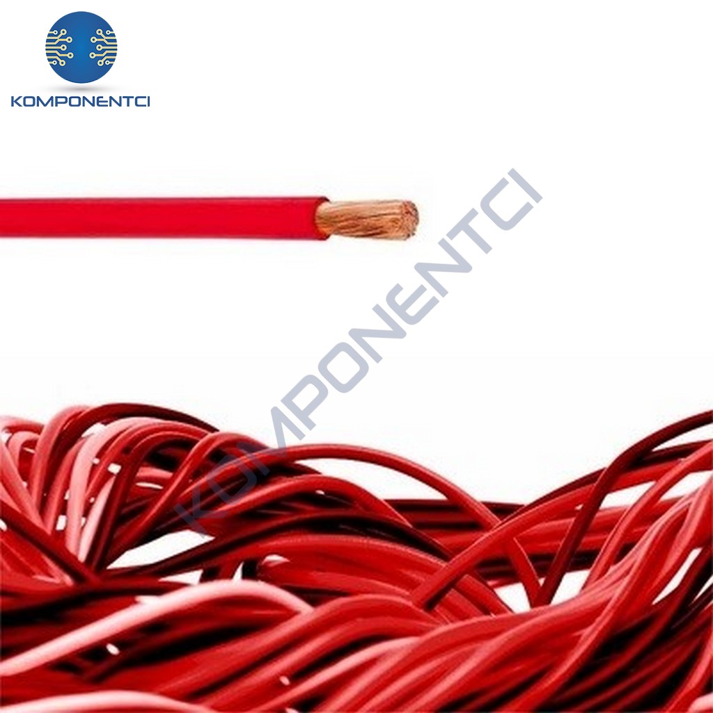 Öznur H07Z1-K Kırmızı 1,5 NYAF Kablo 1 Metre | Komponentci
