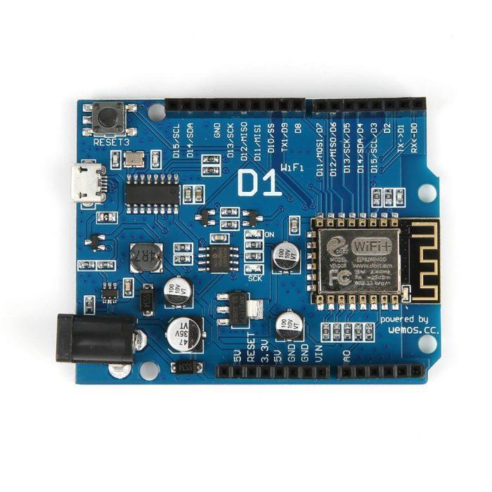 WeMos D1 Arduino ESP8266 WiFi Kontrol Kartı - Type | Komponentci