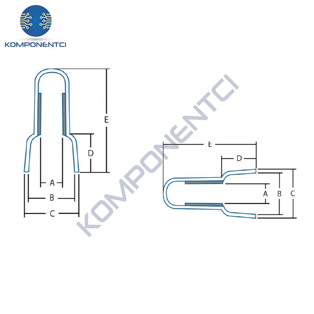 Gwest HW-C4 Küçük Kapama Parçası Beyaz 100 Adet | Komponentci